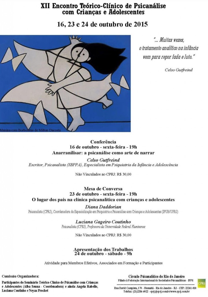 Encontro Teórico-Clínico | CPRJ